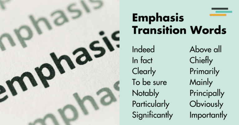 94 Transition Words and Phrases (with Examples) | Fictionary