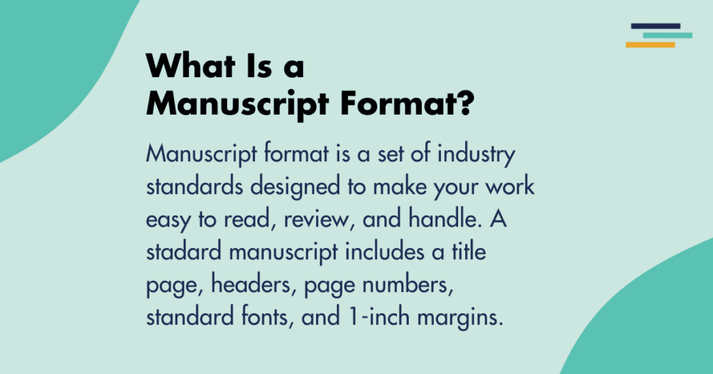 Manuscript Format: Templates, Tips, and Examples | Fictionary