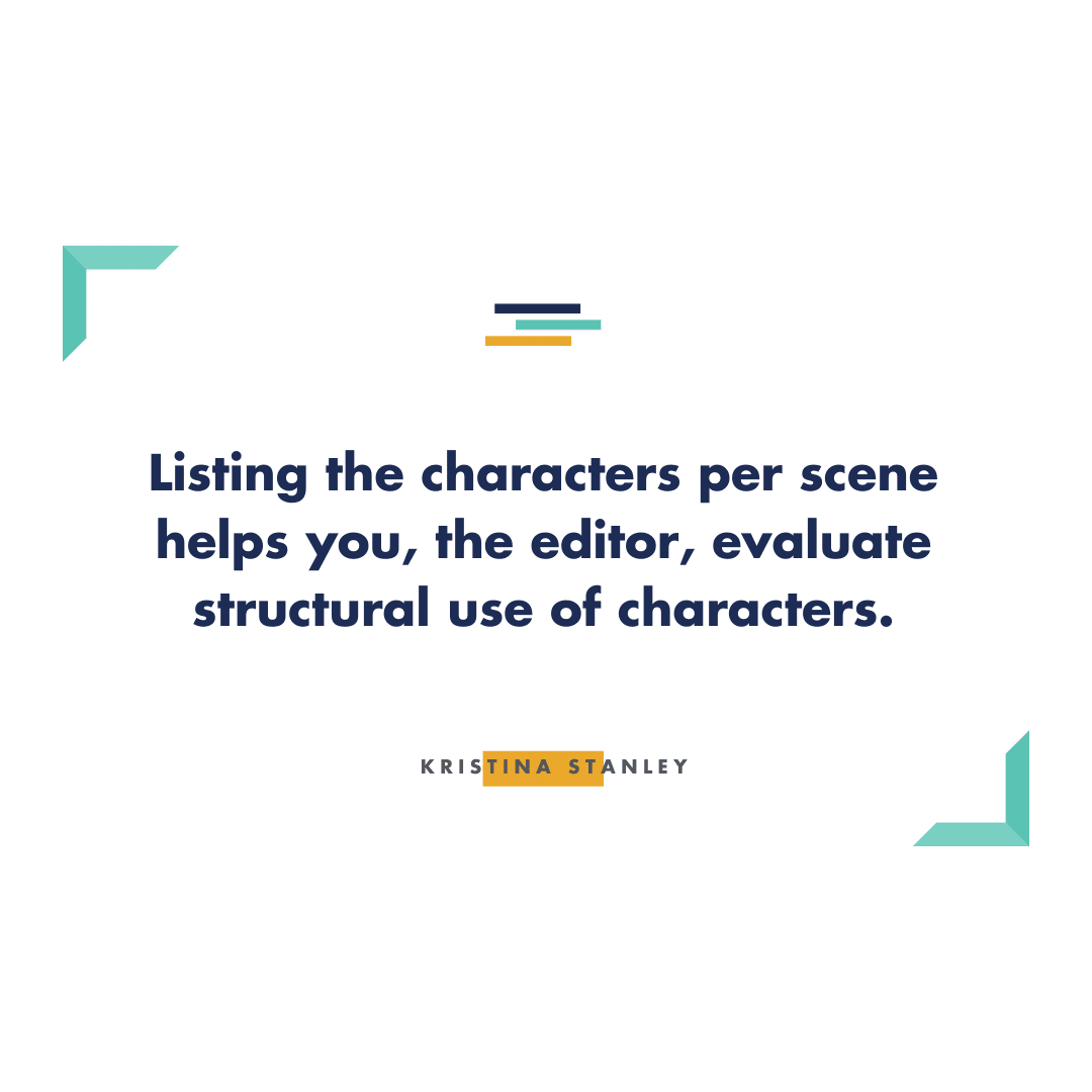 Why Characters per Scene are Important for Story Editors | Fictionary