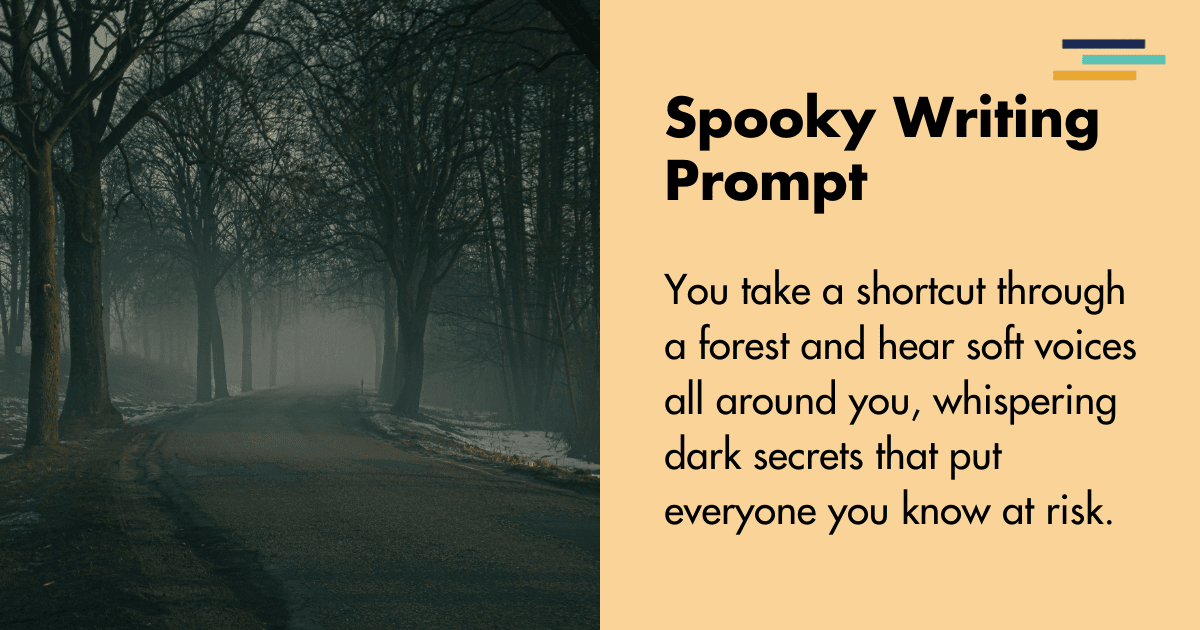 Horror writing prompts store